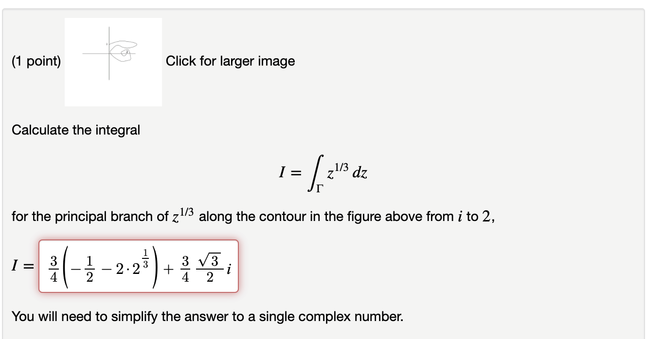 Solved (1 point) Click for larger image Calculate the | Chegg.com