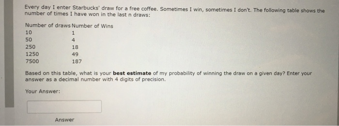 Solved If you are randomly assigned the last 4 digits of | Chegg.com