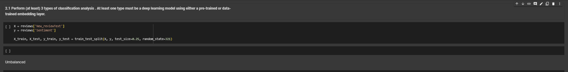 Solved \# Converting the tokenized text data into strings | Chegg.com