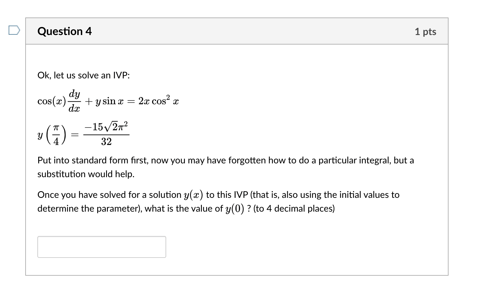 Solved Ok, let us solve an IVP: | Chegg.com
