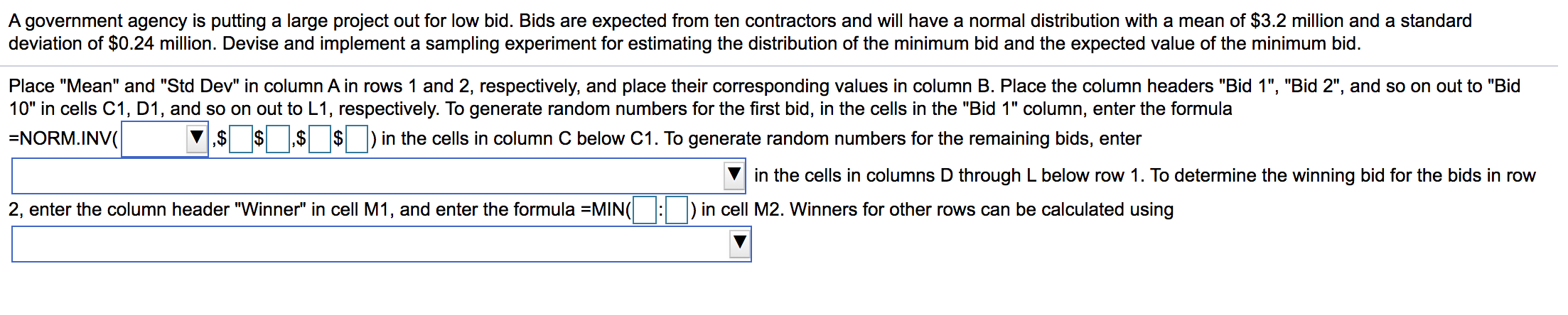 A government agency is putting a large project out | Chegg.com