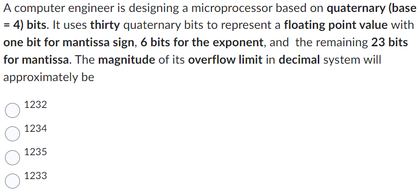 Solved A computer engineer is designing a microprocessor | Chegg.com