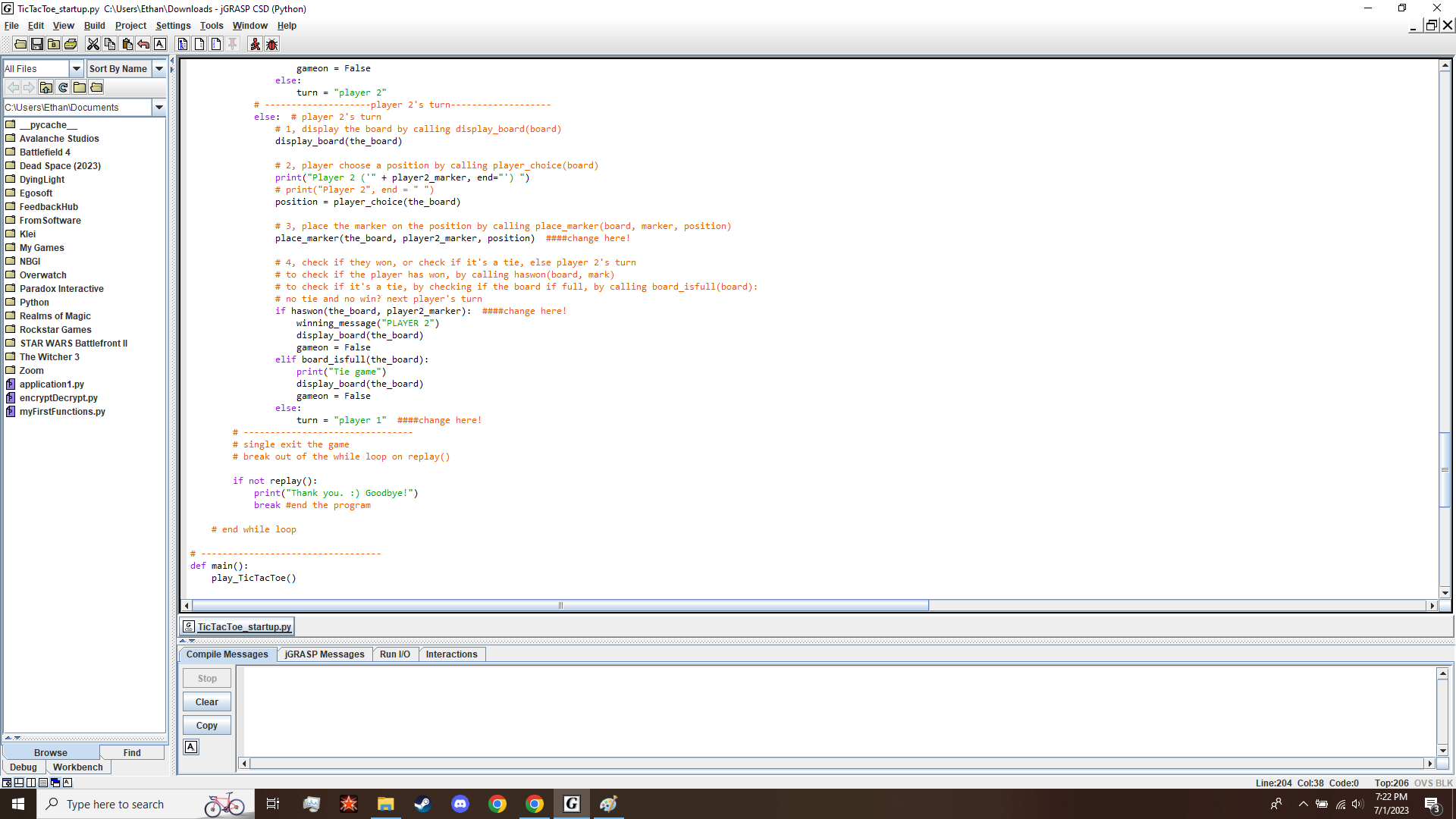 Solved Can anyone help me complete this Python program | Chegg.com