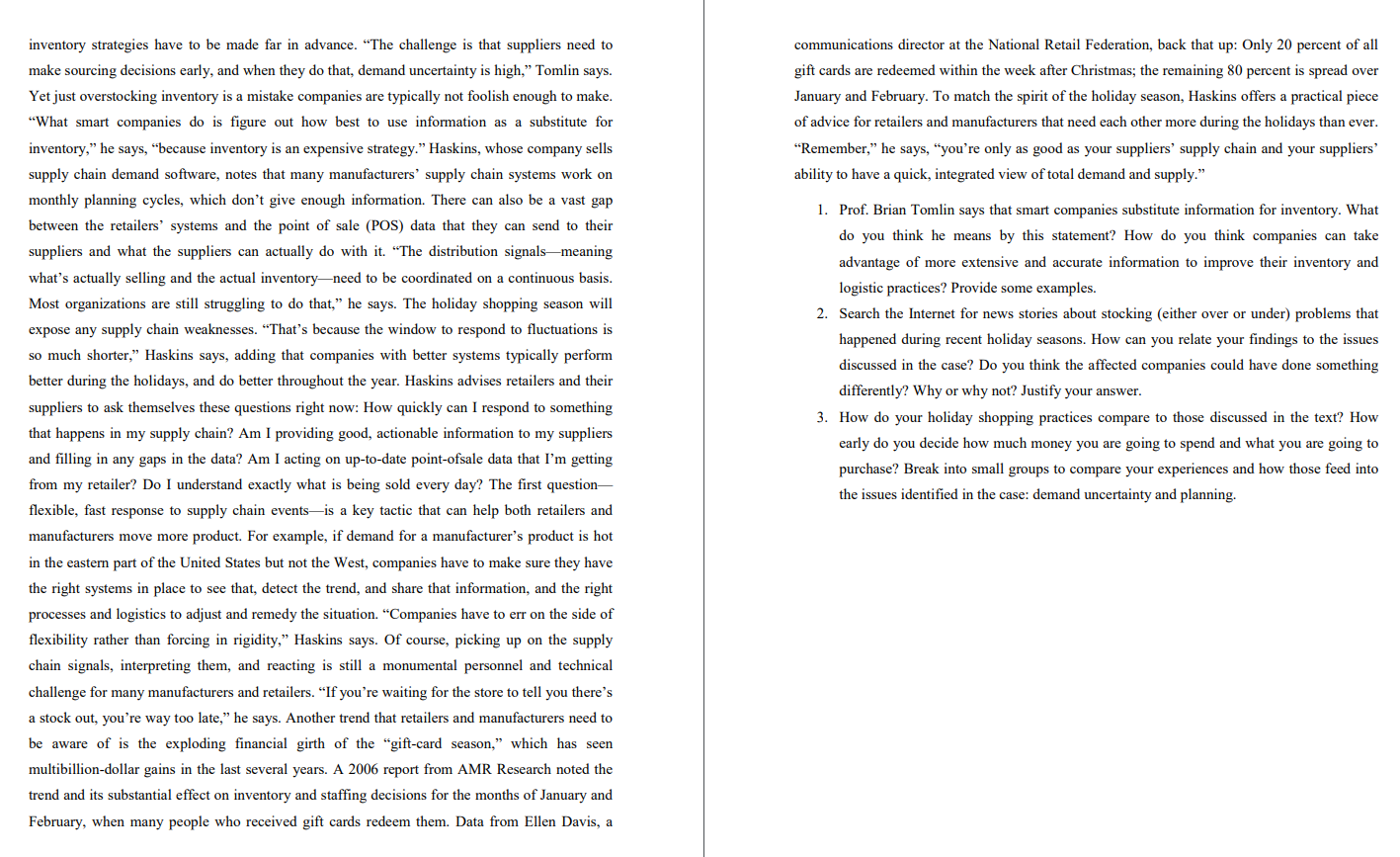 Solved Solve these 3 ques asap. 1. Prof. Brian Tomlin says | Chegg.com
