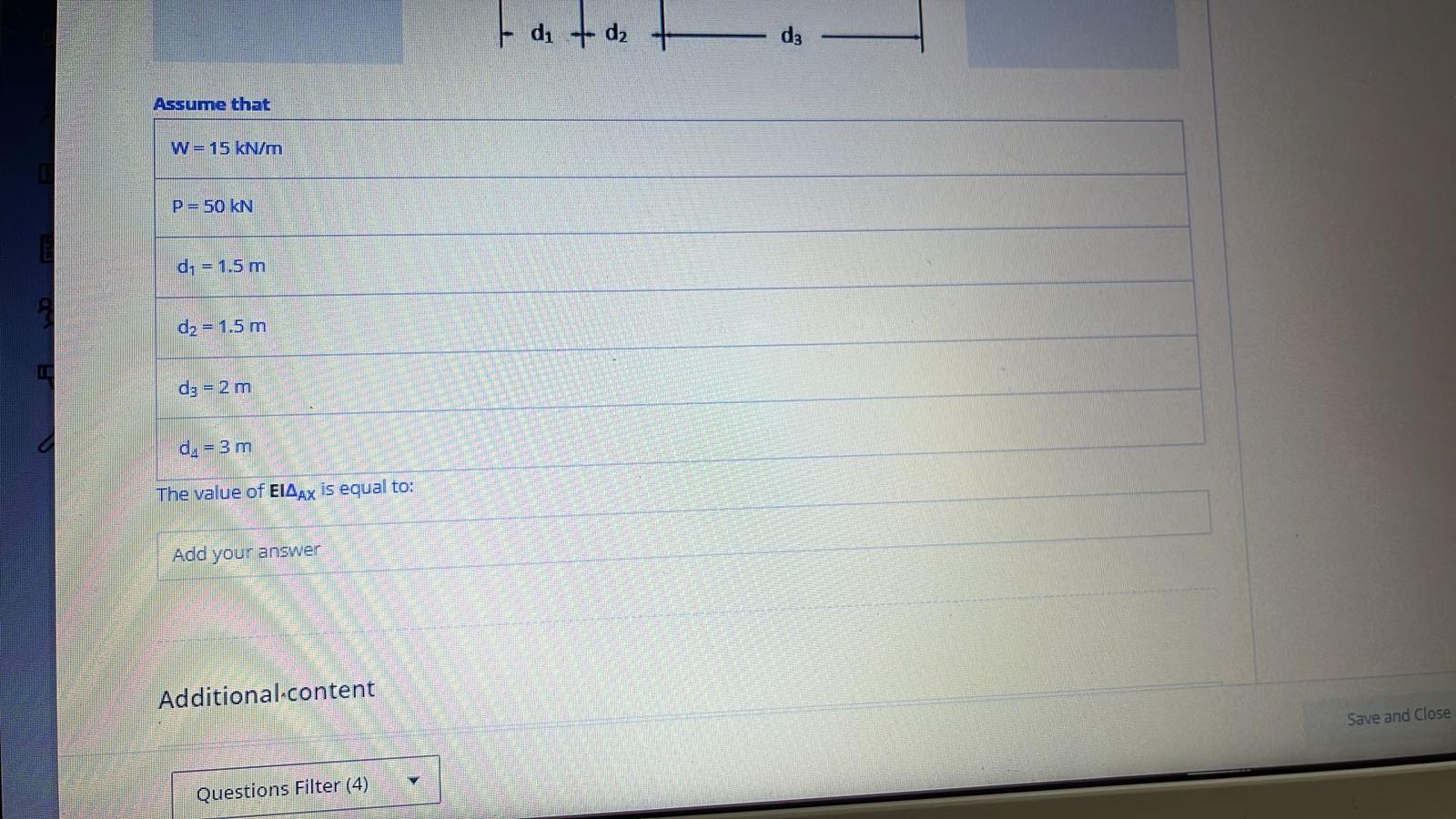 Solved Use the Unit Load Method to compute the horizontal | Chegg.com