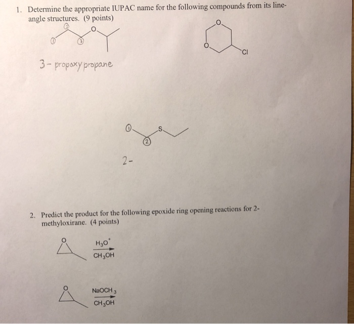 Solved Determine the appropriate IUPAC name for the | Chegg.com