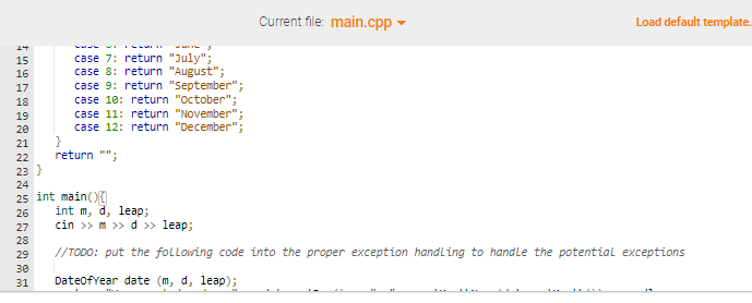 Solved Complete the following tasks to achieve exception | Chegg.com