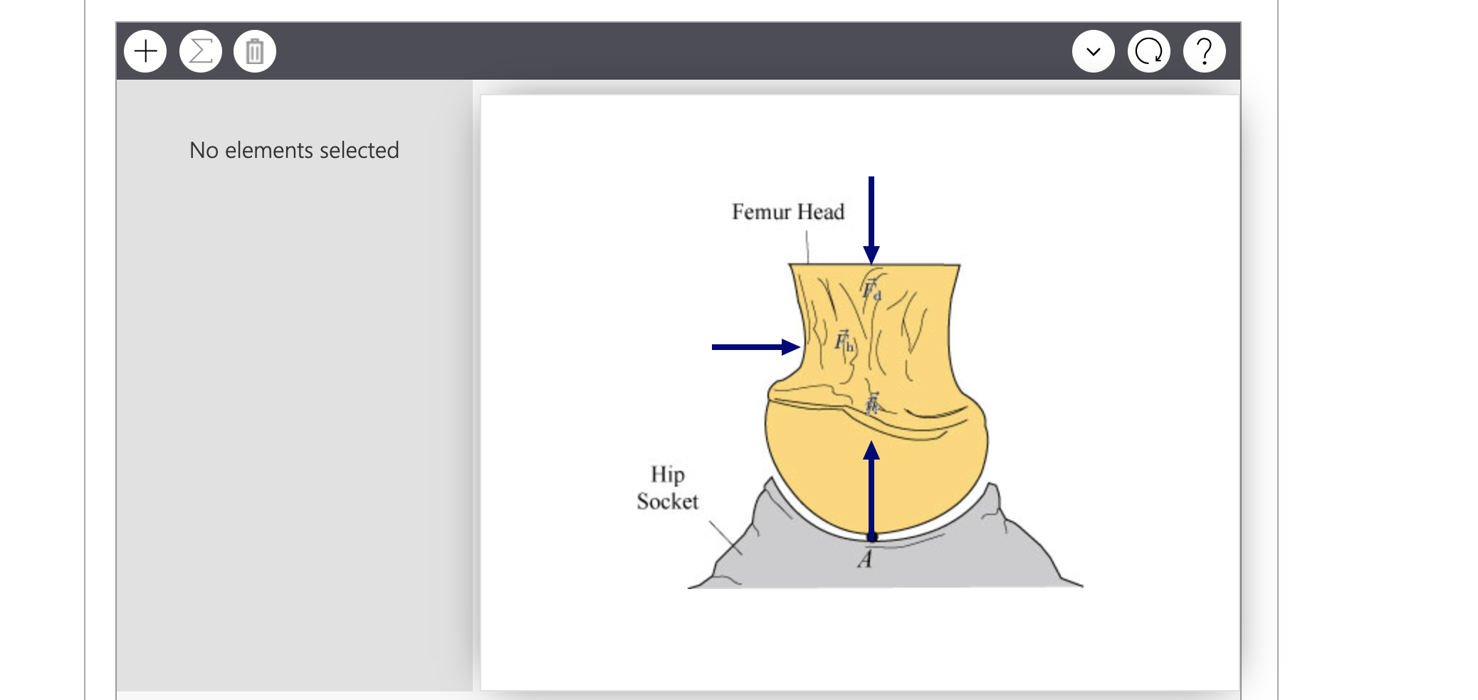 Solved + Friction in a Bone Joint Vector Drawing The | Chegg.com