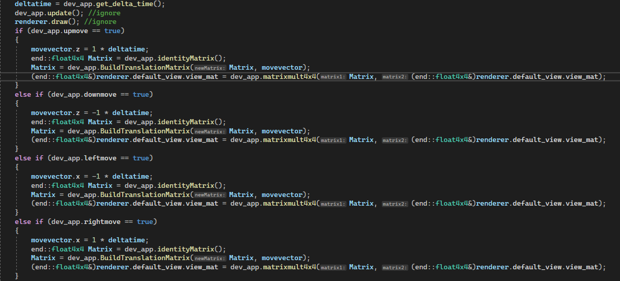 Solved I'm trying to add mouse rotation to the camera, I | Chegg.com