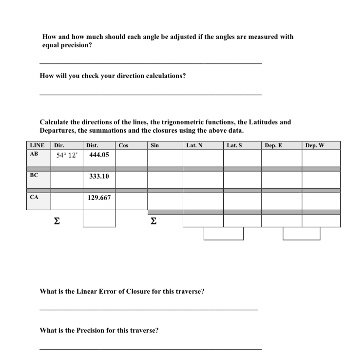 Solved How and how much should each angle be adjusted if the | Chegg.com