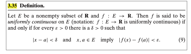 Solved 3.35 Definition. Let E be a nonempty subset of R and | Chegg.com