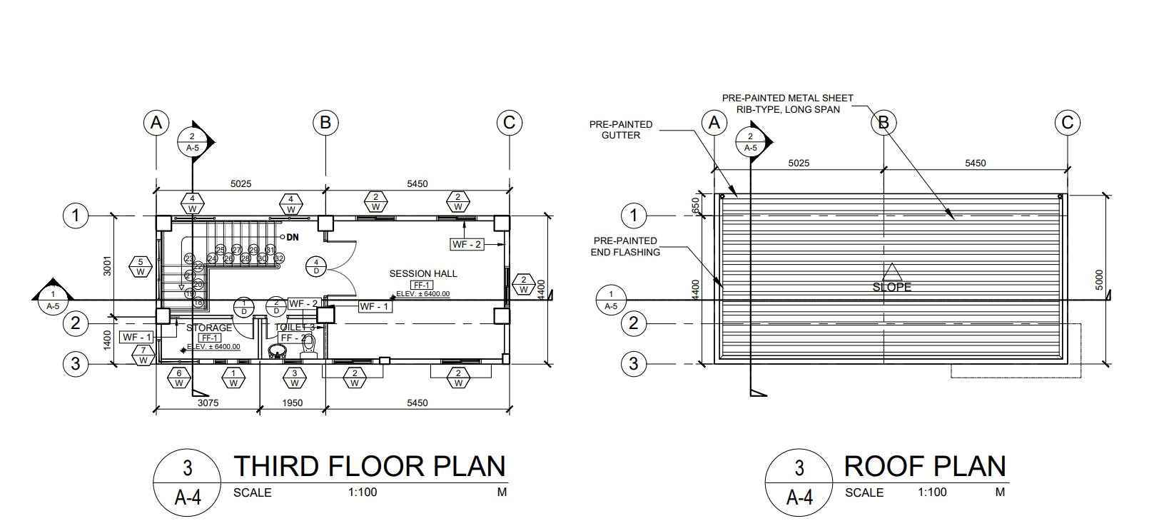 Solved (1) A-4 \begin{tabular}{c|c} 2 & SECOND FLOOR PLAN \\ | Chegg.com
