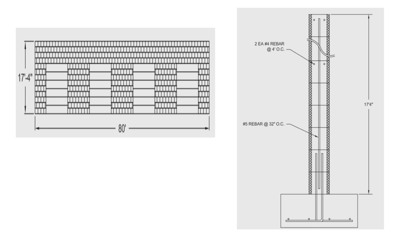 : Determine the number of 8-inch-high by 8-inch-wide | Chegg.com