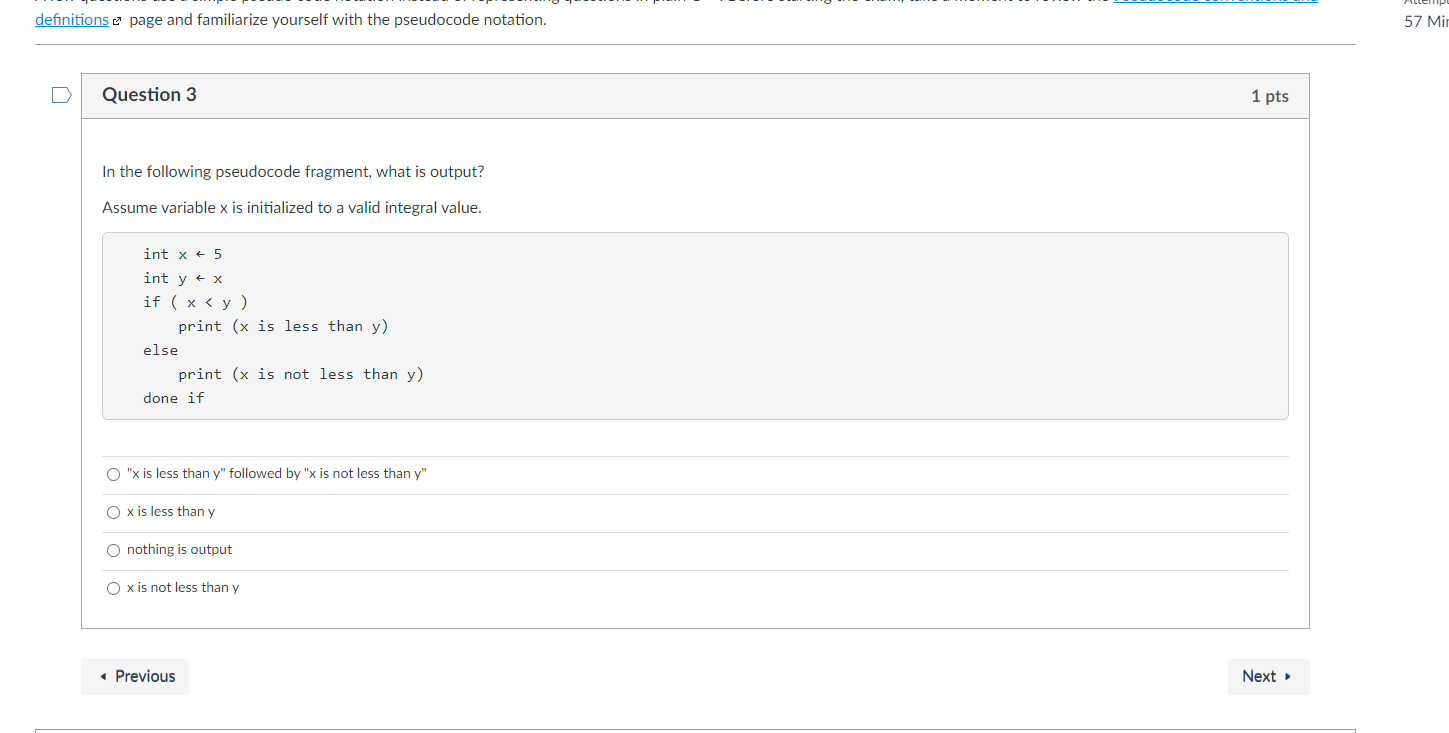 Solved A Few Questions Use A Simple Pseudo Code Notation 