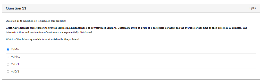Solved Question 11 to Question 15 is based on this problem: | Chegg.com