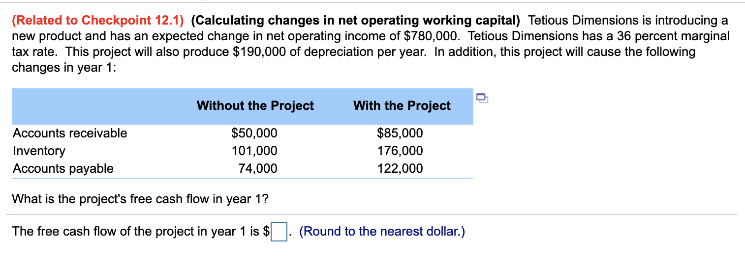Solved (Related to Checkpoint 12.1) (Calculating changes in | Chegg.com