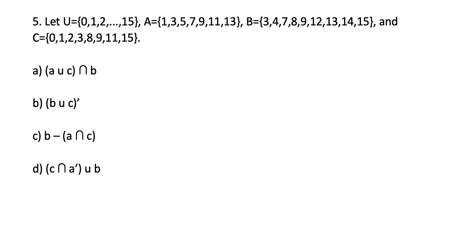 Solved 5. Let | Chegg.com