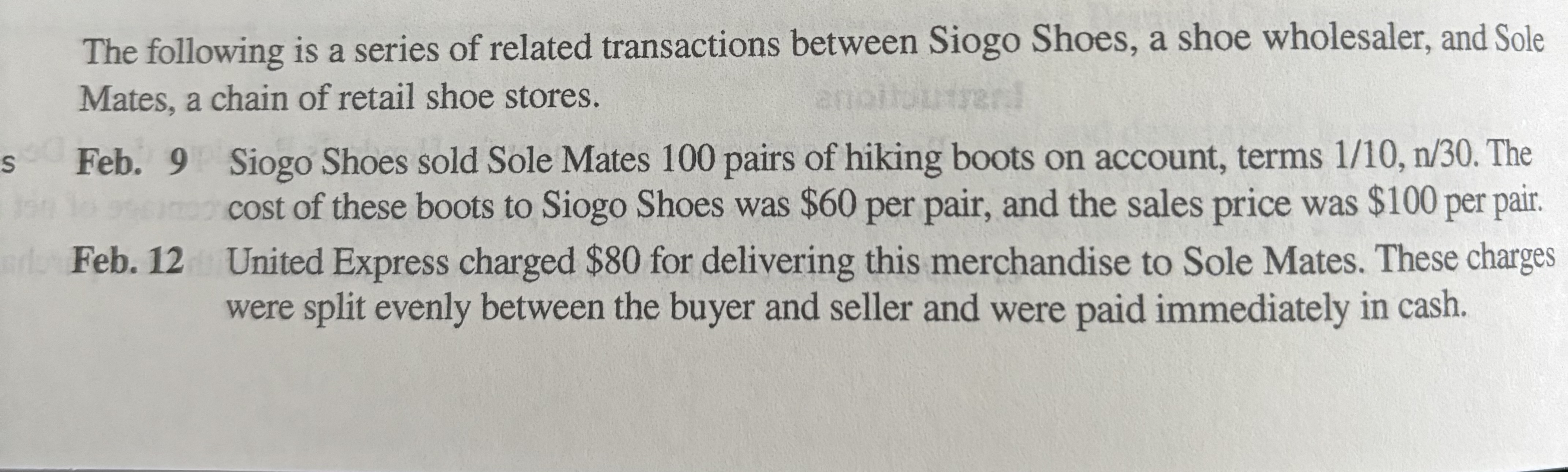 Solved The following is a series of related transactions | Chegg.com