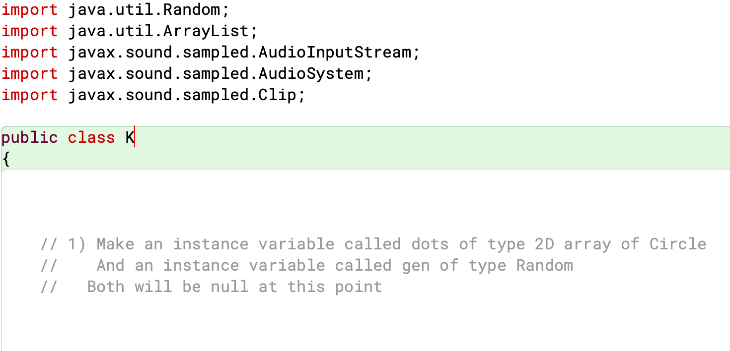 import java.util. Random; import java.util.ArrayList; | Chegg.com