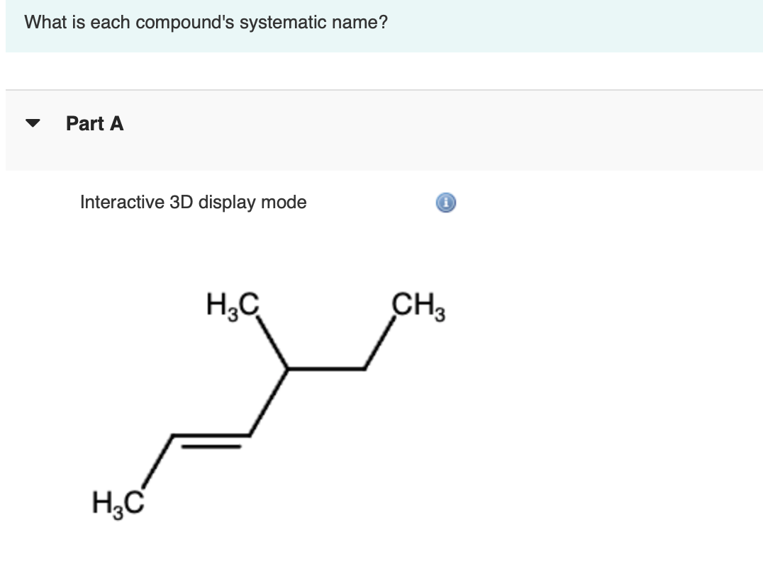 Solved What is each compound's systematic name? Part A | Chegg.com