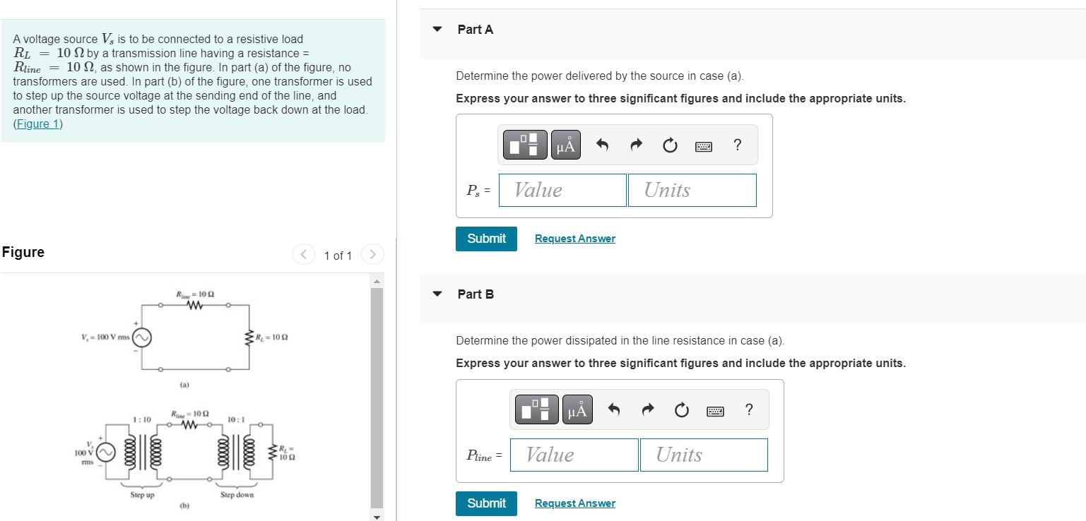 Solved A voltage source Vs is to be connected to a resistive | Chegg.com