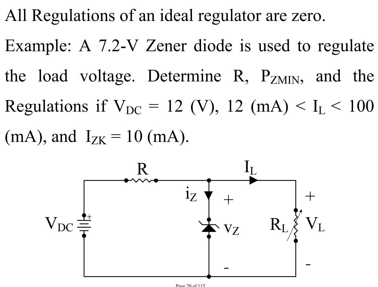 Solved All Regulations of an ideal regulator are zero. | Chegg.com