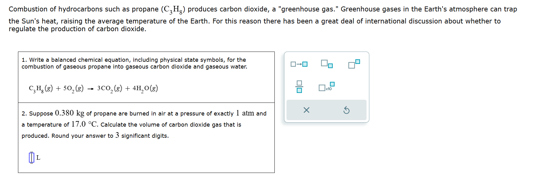 Solved Write a balanced chemical equation, including | Chegg.com