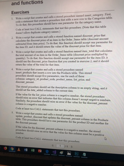 And Functions Exercises 1 Write A Script That