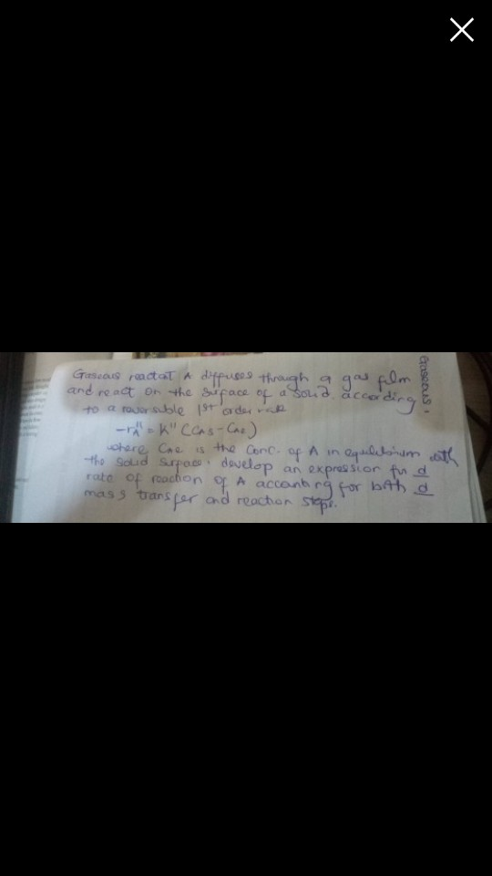 Solved Dilute A diffuses through a stagnant ligura felm onto | Chegg.com