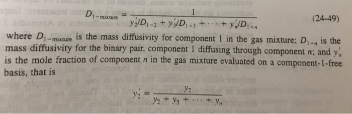 Solved Stefan and Maxwell explained the diffusion of species | Chegg.com