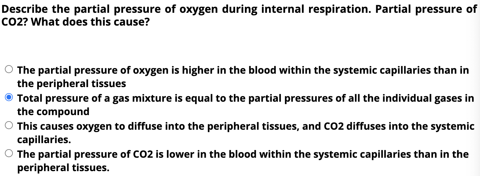 Solved Describe the partial pressure of oxygen during | Chegg.com