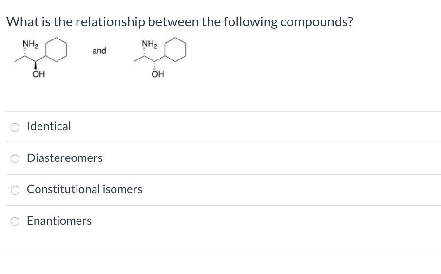 Solved Which of the following structures has the R | Chegg.com