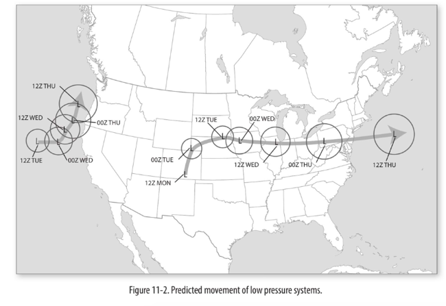 Solved Next to each 500-mb map (Figures 11-3, 11-4, and | Chegg.com