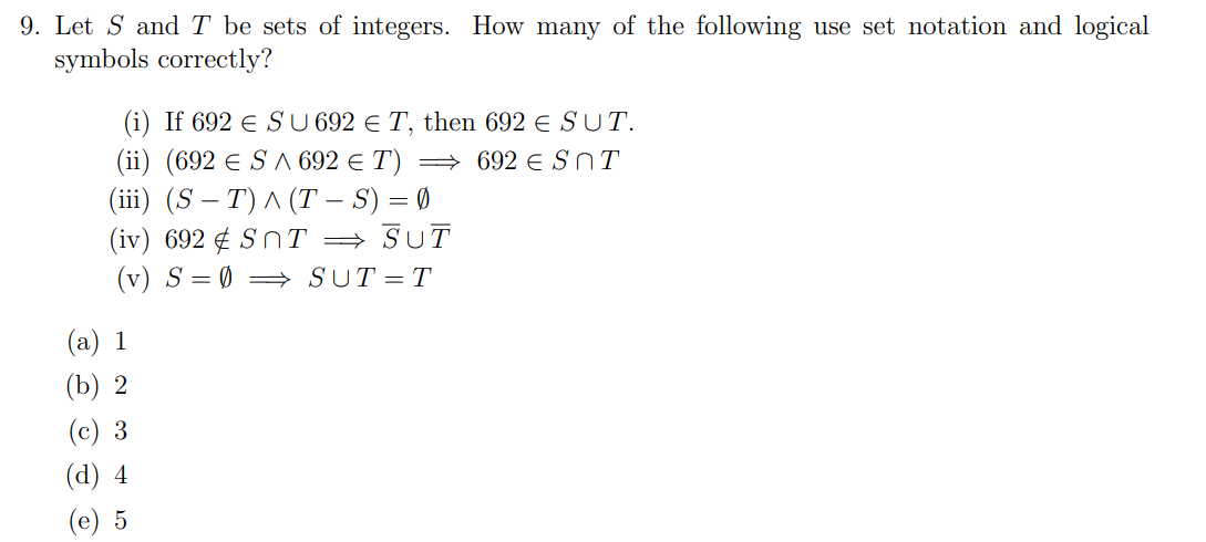 Solved 3. Consider the following statement. | Chegg.com