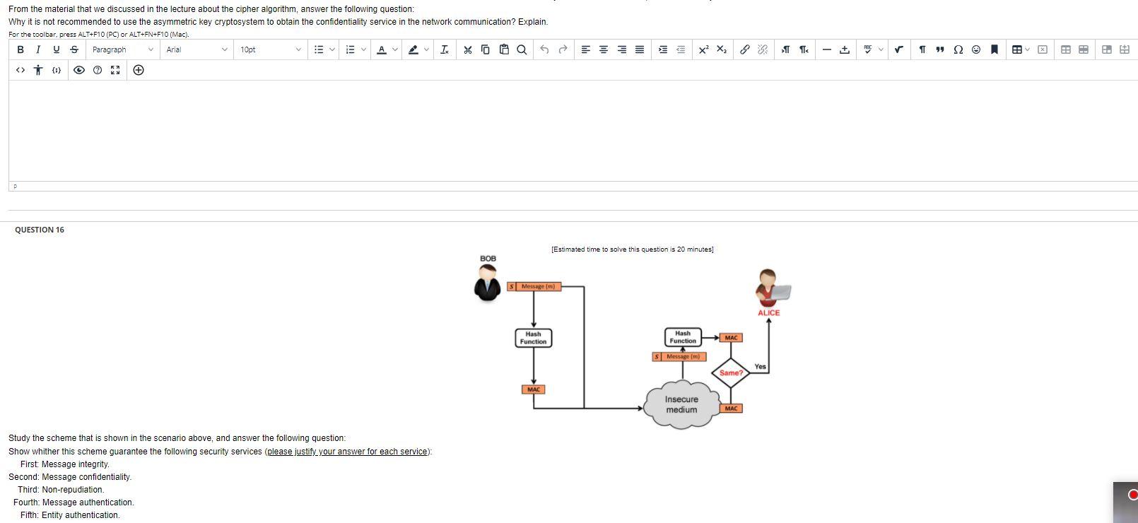 From the material that we discussed in the lecture | Chegg.com