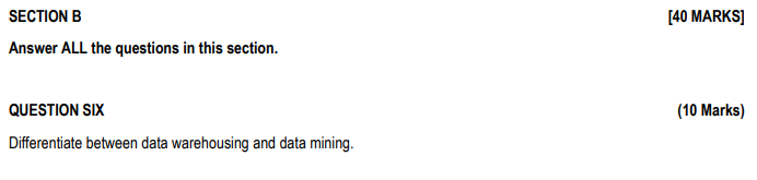 Solved SECTION B [40 MARKS] Answer ALL the questions in this | Chegg.com