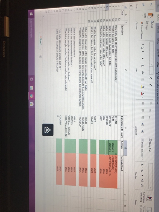 Solved how many data observations are present( sample size) | Chegg.com
