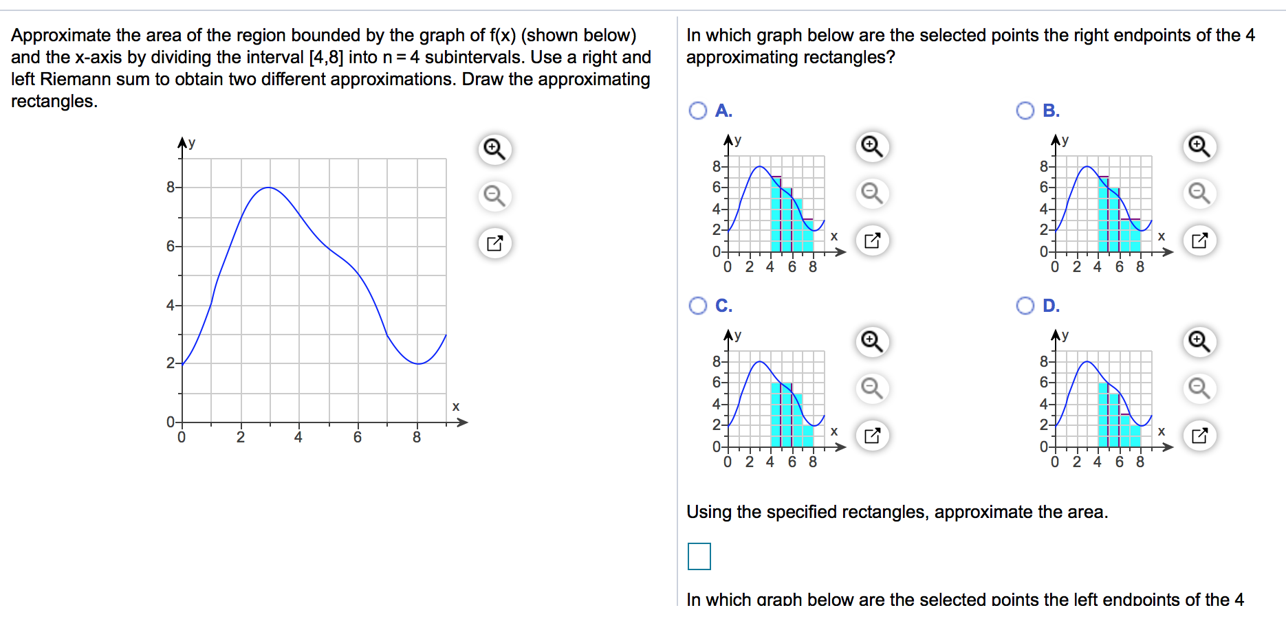 Solved Approximate the area of the region bounded by the | Chegg.com
