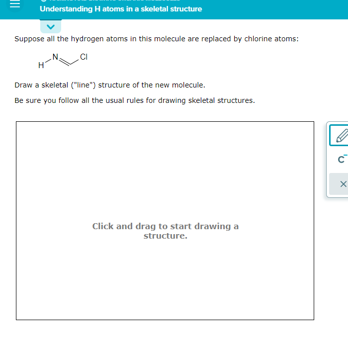 Solved III Understanding H atoms in a skeletal structure | Chegg.com