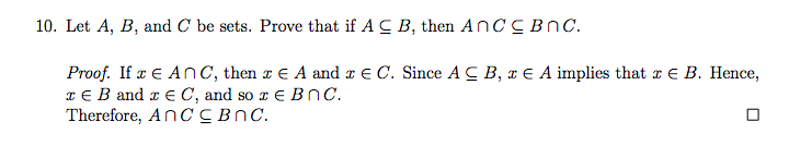 Solved 10. Let A, B, and C be sets. Prove that if ACB, then | Chegg.com