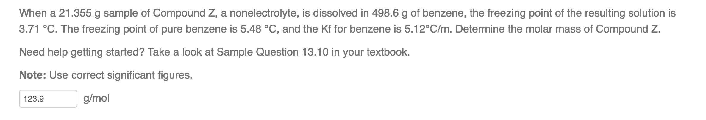 Solved The answer is correct but I just need the right sig | Chegg.com
