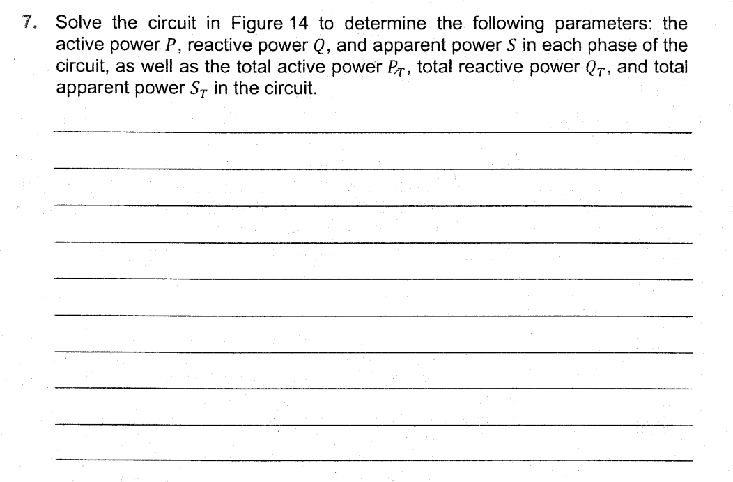 Solve the circuit in Figure 14 to determine the | Chegg.com