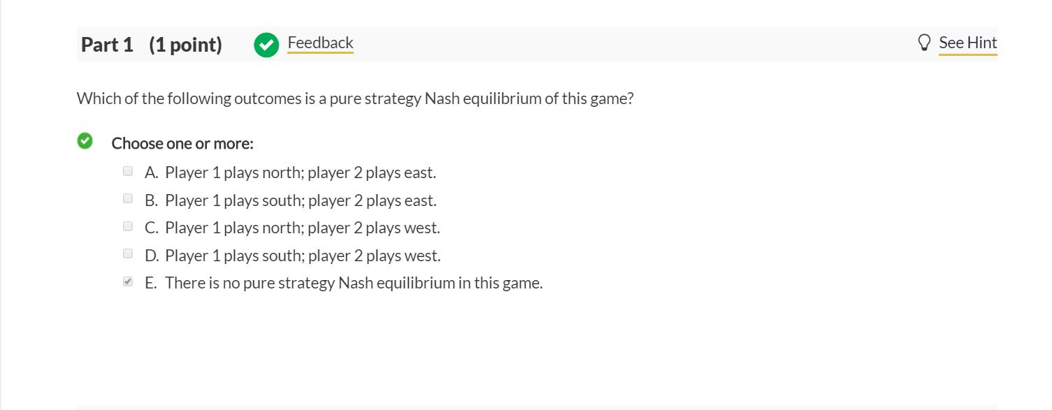 Solved 07 Question (5 points) Player 1 and player 2 are | Chegg.com