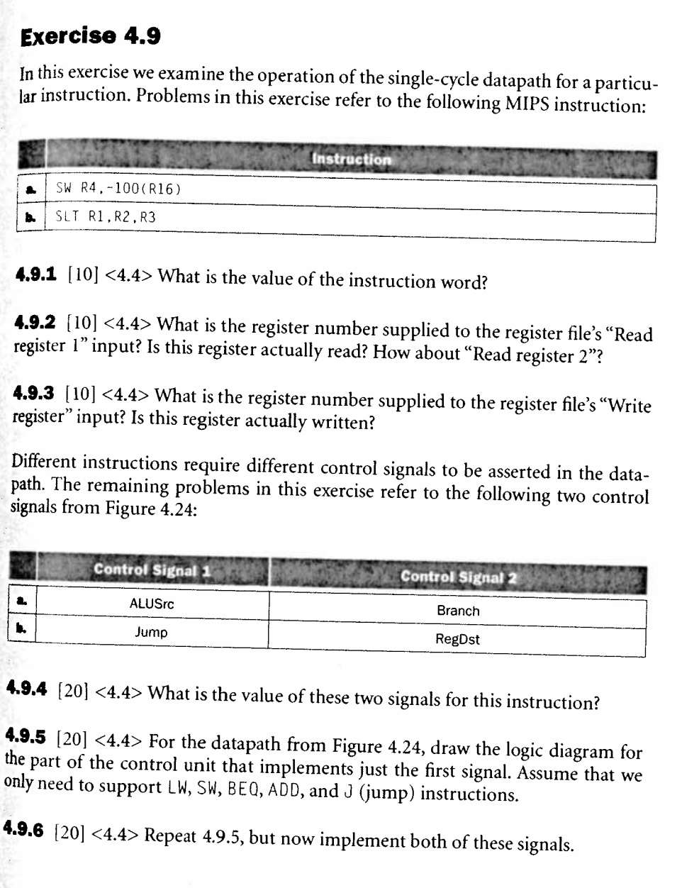 Solved Exercise 4.9 In this exercise we examine the | Chegg.com