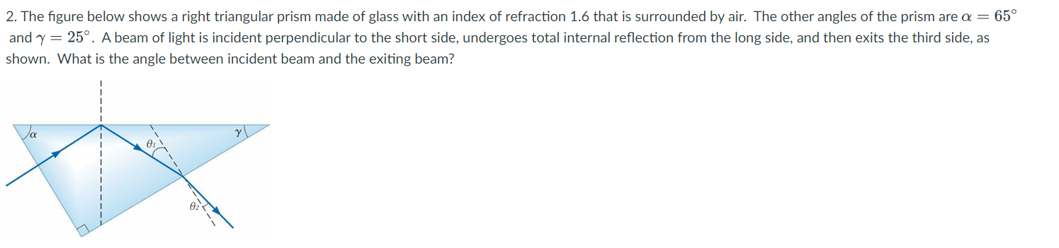 Solved 2. The figure below shows a right triangular prism | Chegg.com