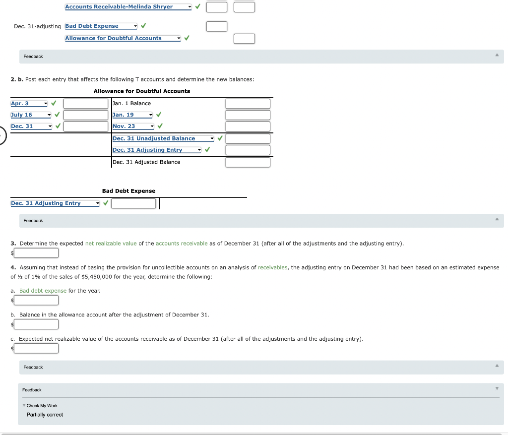 Solved Allowance method entries The following transactions | Chegg.com
