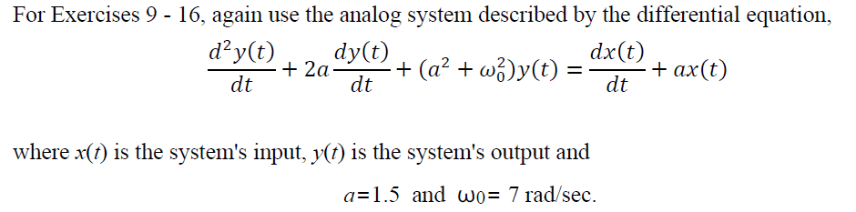 Solved Using the tf2ss function, generate a state space | Chegg.com