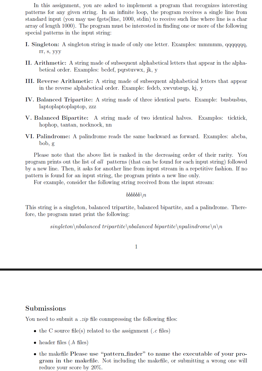 Solved In this assignment, you are asked to implement a | Chegg.com