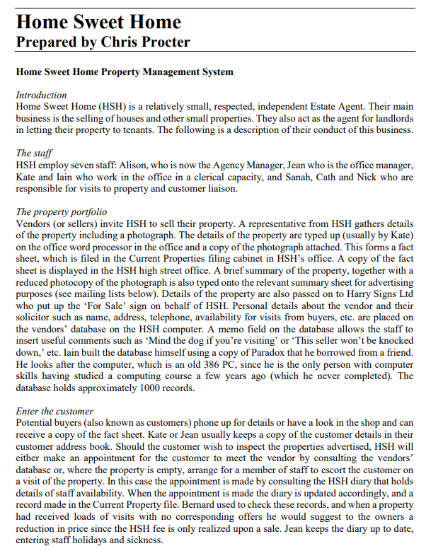 Solved Systems Analysis and Design1. ERD Diagram2. Schema in | Chegg.com