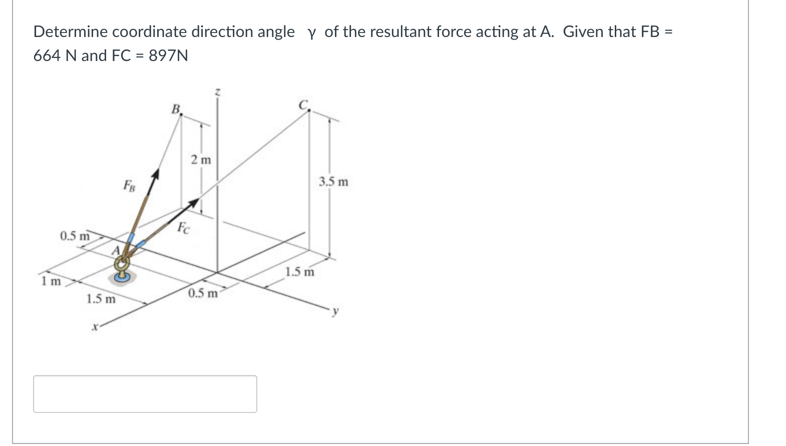 Solved Determine Coordinate Direction Angle Y Of The